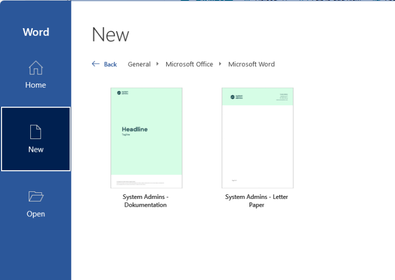 Add Templates To Microsoft Office With Microsoft 365 System Admins